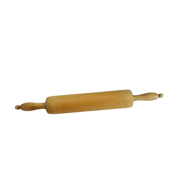 Kitchen | Wooden Rolling Pin Vintage 66982 Wood Farmhouse Country ...